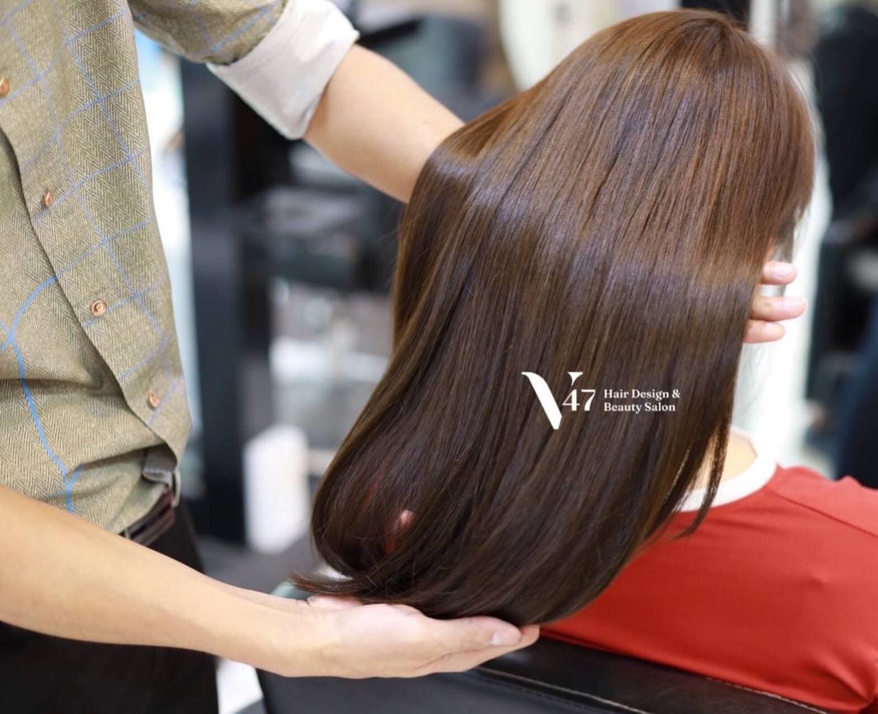 Hair Straight Service - V47 Hair Salon